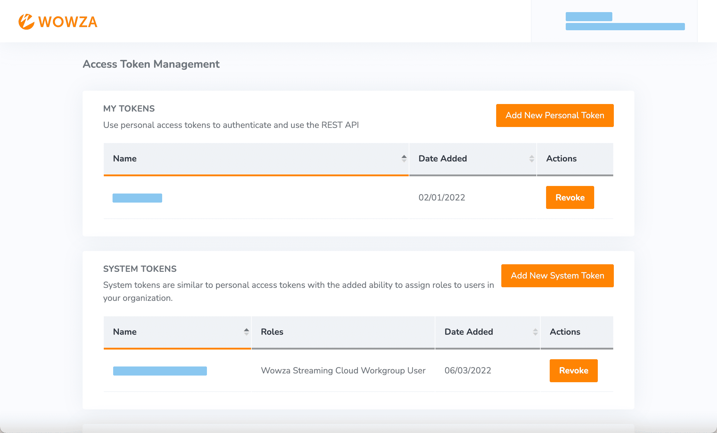 Quickly start live streaming in Wowza Video using the Wowza Video REST API