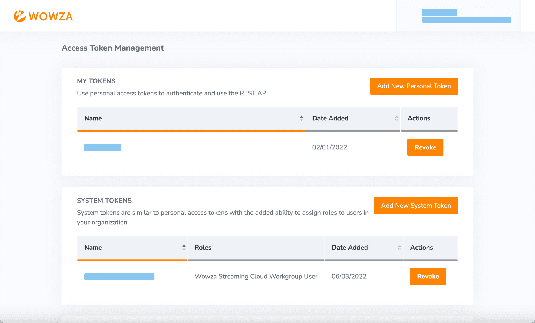 Quickly start live streaming in Wowza Video using the Wowza Video REST API